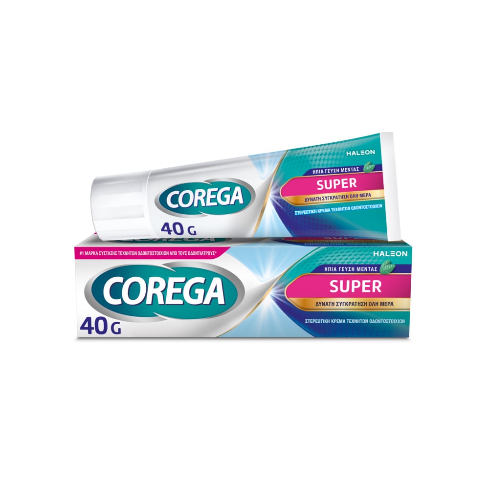 COREGA - SUPER Στερεωτική Κρέμα Οδοντοστοιχιών - 40gr