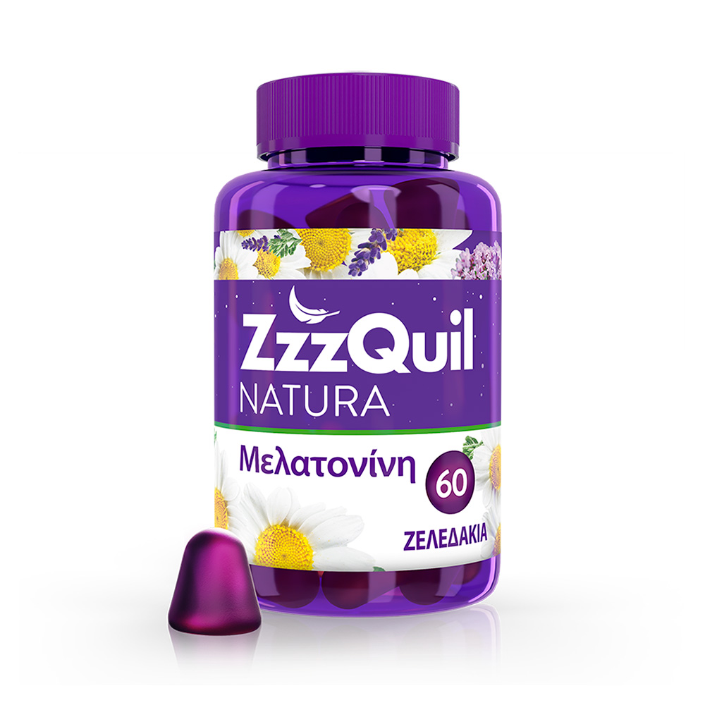 ZzzQuil Natura - Συμπλήρωμα Διατροφής με Μελατονίνη - 60 ζελεδάκια