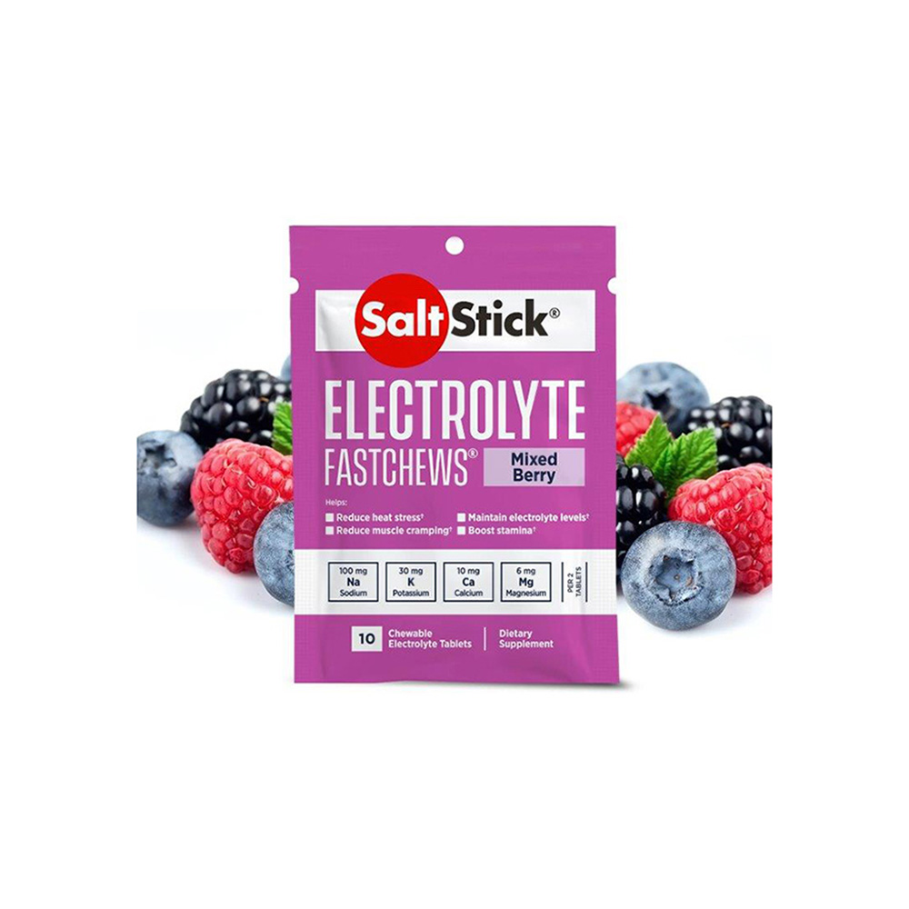 SALTSTICK - Μασώμενες Ταμπλέτες Ηλεκτρολυτών (mixed berry) - 10chew.tabs