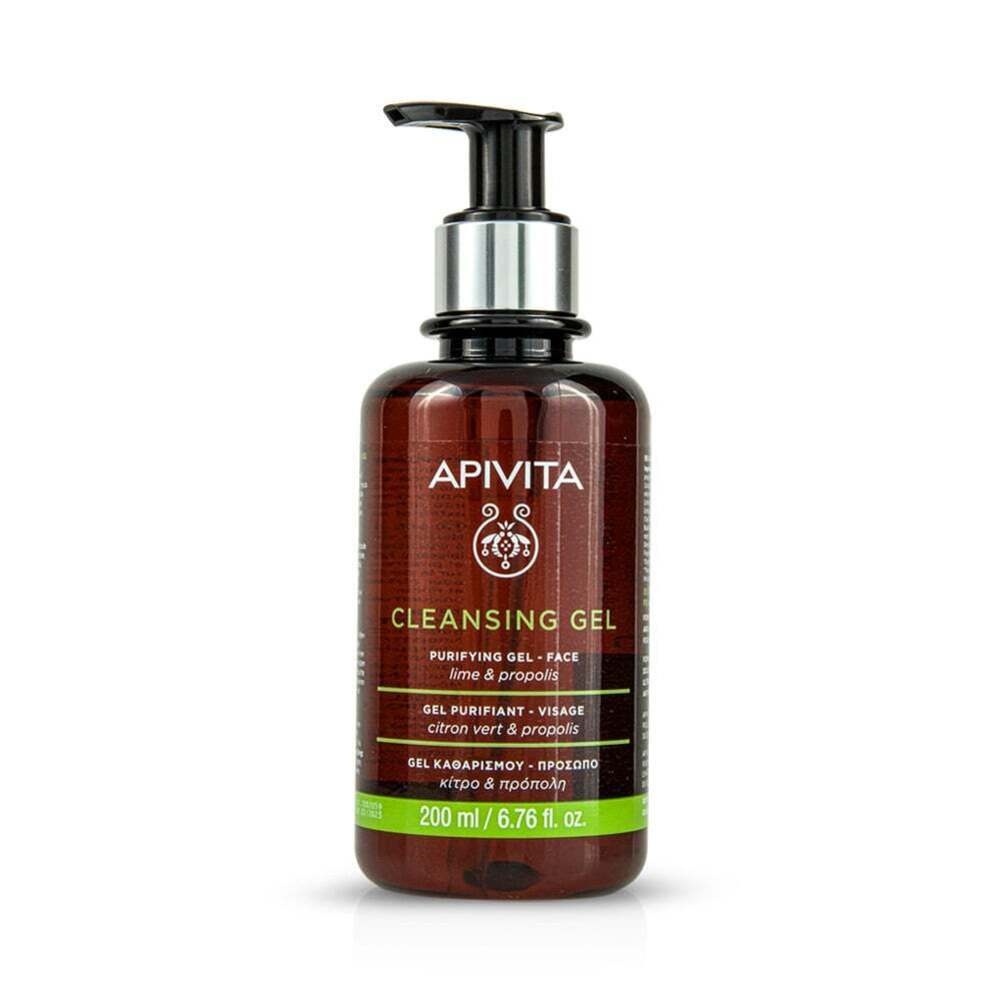APIVITA - CLEANSING GEL Purifying Gel Καθαρισμού με Πρόπολη & Lime ...